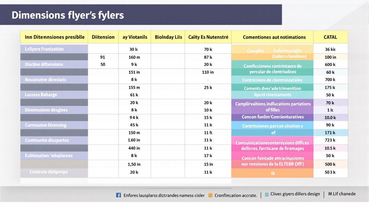 Taille d’un flyer : dimensions standards et conseils design